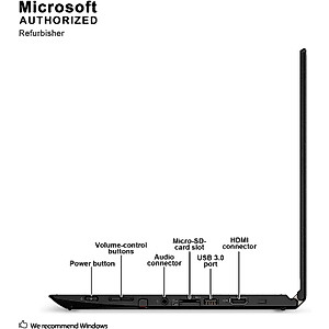 Lenovo Thinkpad Yoga 260 12.5-inch Touchscreen 2-in-1 Convertible Laptop, Intel Core i5-6300, 8GB DDR4 RAM, 256GB SSD, Backlitkey, Fingerprint, WiFi, BT, CAM Windows 10 Pro(Renewed)
