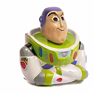 Toy Story Buzz Lightyear Piggy Bank for Kids, Large Coin Bank