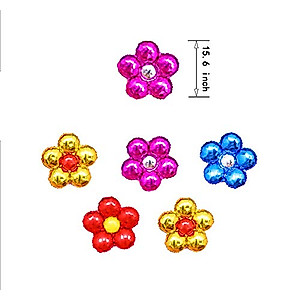 Welcome Back Balloons Gold Welcome Back Banner Back to School Party Supplies with Flower Balloons Star Banners First Day of School Classroom, Wedding, House, Home Decor Decorations