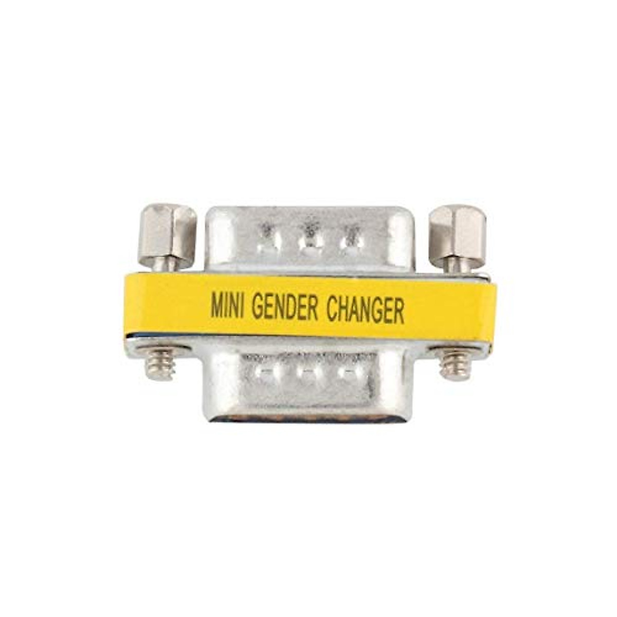 OGC DB9 Serial Port 9 Pin Male to Male Mini Gender Changer RS232-2 Pack