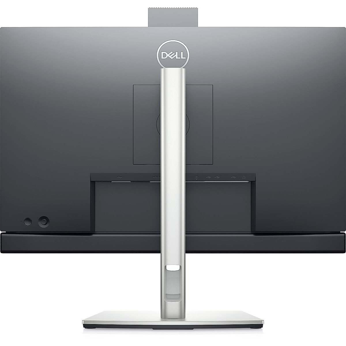Dell 24, HD Video Conferencing Monitor - C2422HE with POP-UP 5MP IR Camera Dual 5W Integrated Speakers and a Dedicated Microsoft Teams Button,Gray