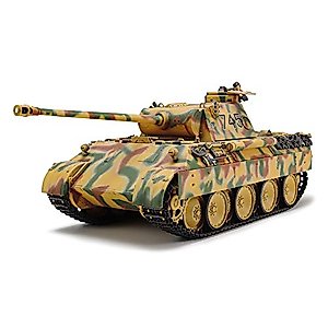 TAMIYA Models Pz.Kpfw Panther Ausf. D Military Vehicle Building Kit (Sd.Kfz.171)