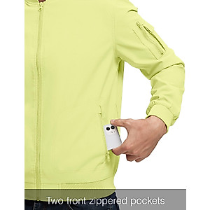 Rdruko Men's Lightweight Bomber Jacket Casual Stylish Fashion Coat Windbreaker(Lemon, US M)