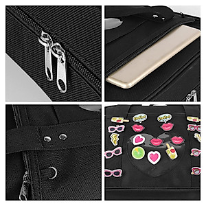 Lanpet Women’s Shoulder Bag Heart Shape Kawaii Purse JK Large Anime Purse for Lolita Comic Handbag