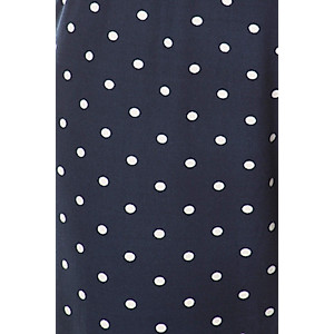 Leggings Depot JGA-R987-L Retro Polka Dots Printed Jogger Pants w/Pockets, Large