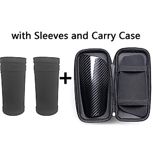 Carbon Fiber Soccer Shin Guards, with Portable Carrying Case, Super Strong, Ultra Light, Shock Resistance, Air Permeability, Suitable for Adult, Youth, Kid, Effective Protection