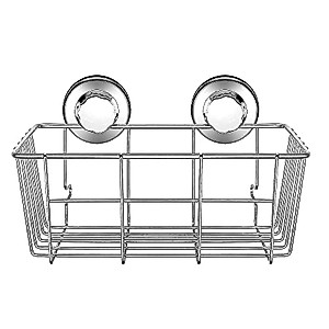 iPEGTOP Vacuum Suction Cup Shower Soap Dishes ＆ Shower Caddy Bath Shelf for Bathroom Storage Organizer