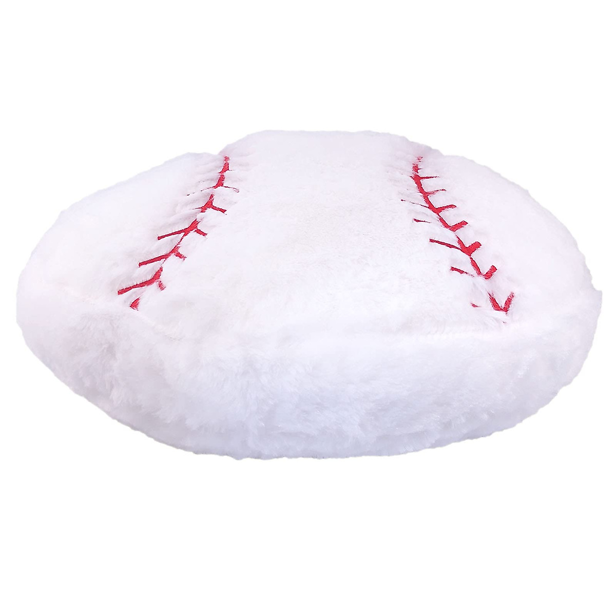 CHORONMO Baseball Pillow Fluffy Baseball Plush Pillow Baseball Throw Pillow Soft Stuffed Baseball Plush Pillow Toy Durable Round Baseball Shaped Pillow Sport Toys Gift for Kids Room Decor