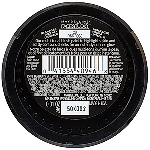 Maybelline New York Face Studio Master Hi-Light Blush, Pink Rose, 0.31 Ounce