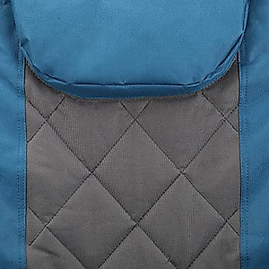 ARROWHEAD OUTDOOR Portable Folding Camping Quad Chair w/ 6-Can Cooler, Cup & Wine Glass Holders, Heavy-Duty Carrying Bag, Padded Armrests, Headrest & Seat, Supports up to 450lbs, USA-Based Support