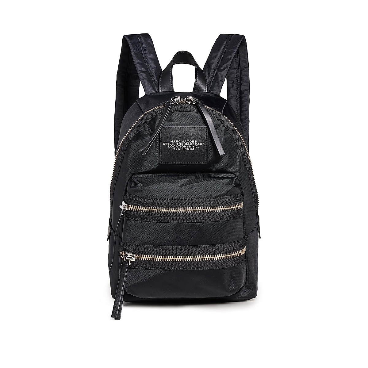 Marc Jacobs Women's The Medium Backpack, Black, One Size