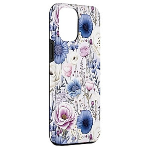 iPhone 14 Pro Max Case Cute Flower Printed Flower Cover for Men Women Phone Case