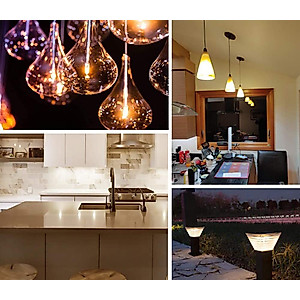 10x G6.35 12V 50-Watt T4 Halogen GY6.35 Base 12-Volt Clear Dimmable Bulbs for Ceiling Lights,Cabinet Lights,Table Light