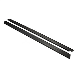 Westin 72-01151 Molded Truck Bed Rail Caps Ribbed with Stake Holes fits 1999-2007 Silverado Sierra 1500 2500 (2007 Classic only)(6'6" bed) Textured Black 1 Pair