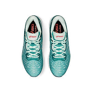 ASICS Women's EvoRide Running Shoes, 8, Techno Cyan/BIO Mint