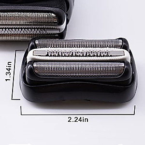 32B S3 Electric Replacement Shaver Head Accessories for Braun Series3 Shaving Razor Head, Suitable for Braun S3 3040s 3000s 3050cc 3010s 3070cc 3080s 3090s 310s 3020s 330s 370cc-4 380s-4, 3090cc Etc.