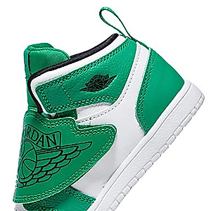 Jordan Baby Boy's Sky Jordan 1 (Infant/Toddler) Lucky Green/Black/White 4 Toddler M