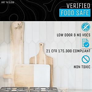 Art ‘N Glow Epoxy Resin for Clear Casting and Coating - 16 Ounce Kit - Perfect for Molds, Crafts, Tumblers, Jewelry, Wood - Food Safe, Non Yellowing, Bubble Free, and Made in The USA