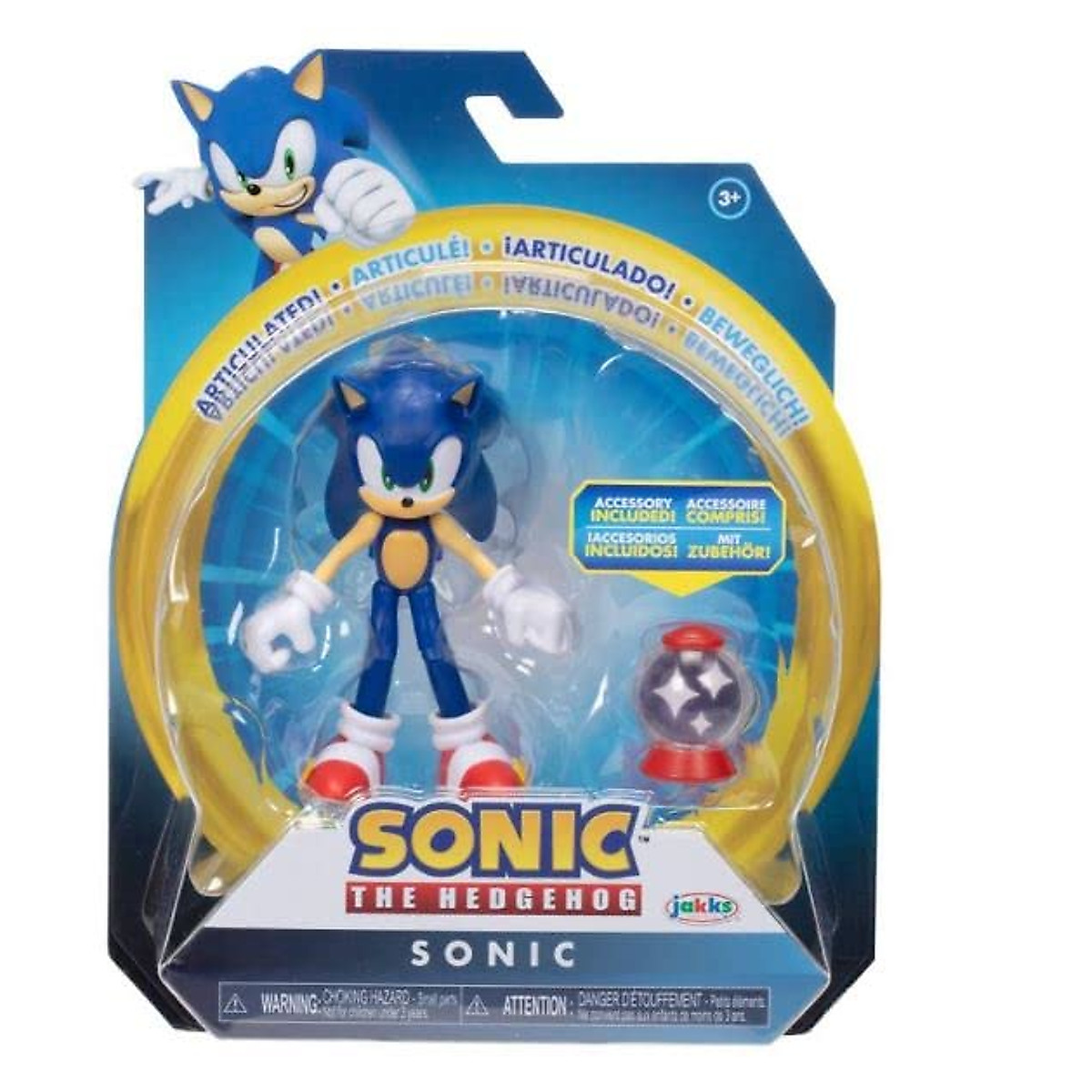 Sonic The Hedgehog 4" Articulated Action Figure Collection (Choose Figure) (Sonic)