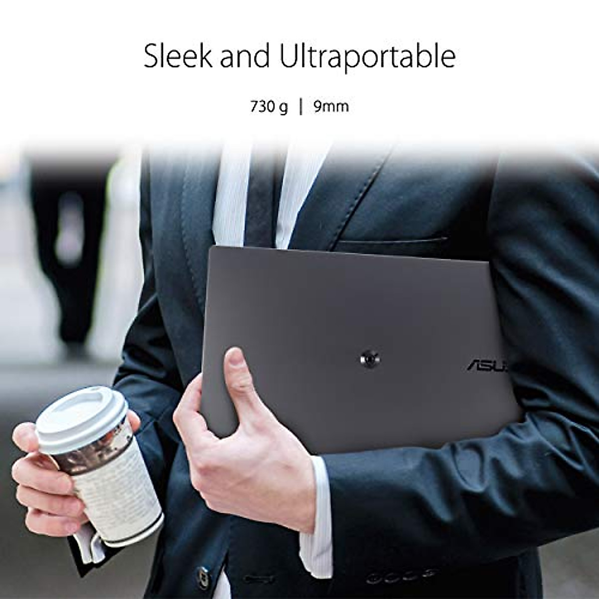 ASUS ZenScreen 15.6” 1080P Portable USB Monitor (MB16AH) - Full HD, IPS, USB Type-C, Speakers, Micro-HDMI, Eye Care, Speakers, Tripod Mountable, Anti-Glare Surface, Protective Sleeve, 3-Year Warranty