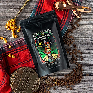 Bones Coffee Company NEW Flavors! Favorite Flavors Sample Pack | 4 oz Pack of 5 Assorted Ground Coffee Beans | Low Acid Medium Roast Gourmet Coffee Beverages (Ground)