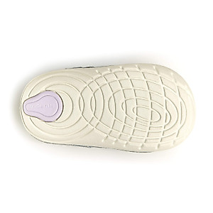 Stride Rite baby girls Soft Motion Liliana Mary Jane Flat, Iridescent, 3 Infant US