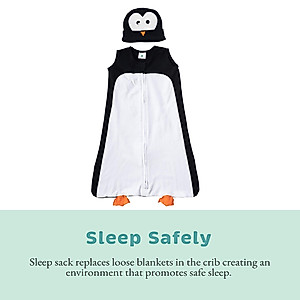 Baby Sleep Sack - 100% Cotton - Infant Wearable Blanket Newborn Swaddle Sleepbag & Hat