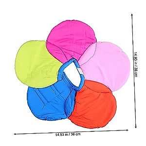 FONDOTIN Pet Collar Pet Wound Healing Cone Pet Collar Surgery Elizabethan Cat Cone Cat Collar Adjustable Pet Collar -Lick Collar Lick Pet Cone Colorful