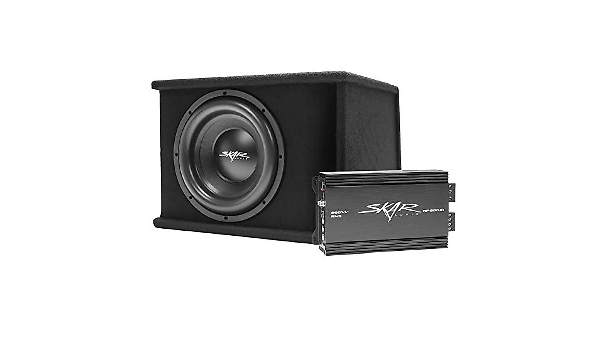 Skar Audio 12-Inch 1200W Subwoofer Bass Package - Complete System