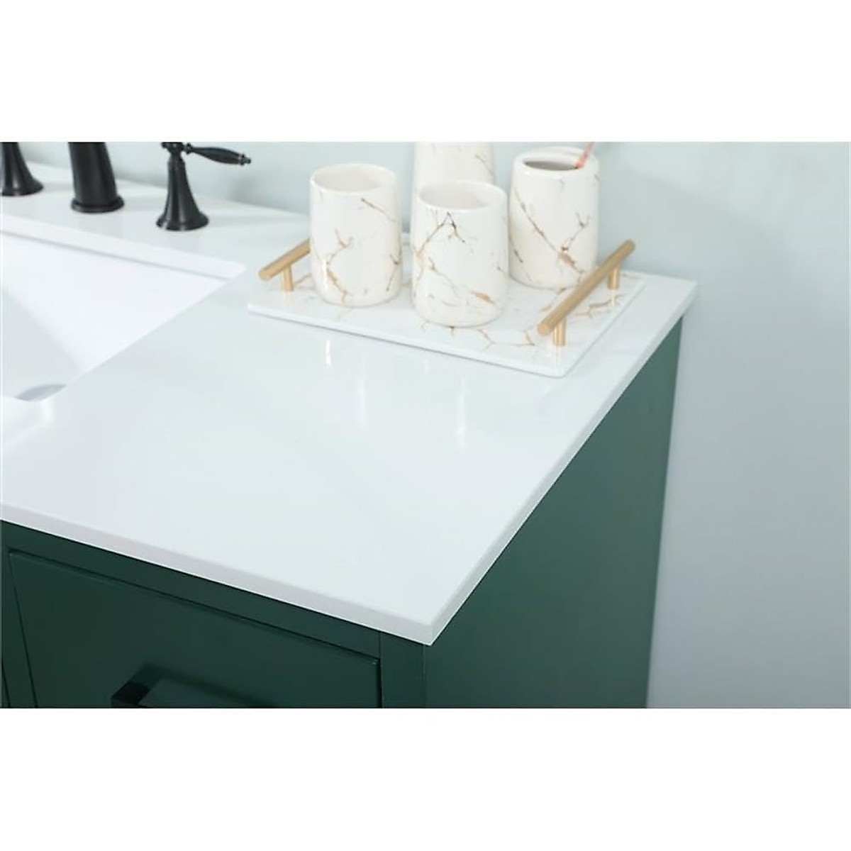 Elegant Kitchen and Bath 48 inch Bathroom Vanity Cabinet - Green