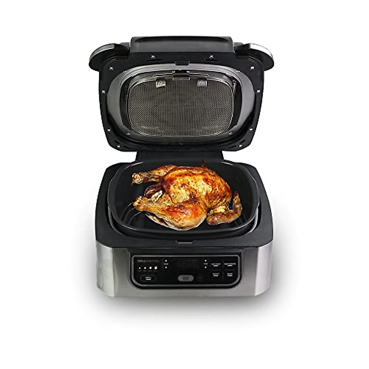 Stainless Steel Splatter Shield - Air Fryer Accessories Replacement Parts for Ninja Foodi AG301, AG300