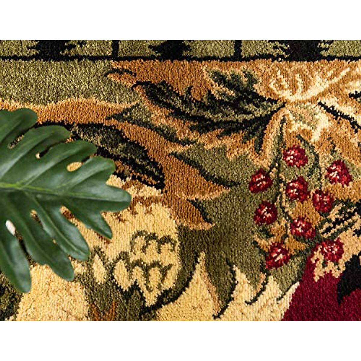 Unique Loom Barnyard Collection Area Rug - Farm (2' 7" x 10' Runner, Cream/ Black)