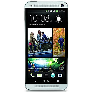 HTC One M7 32GB Unlocked GSM 4G LTE Android Cell Phone - Silver