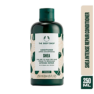 The Body Shop Shea Intense Repair Conditioner – For Dry to Very Dry Hair Prone to Breakage – Vegan – 8.4 oz