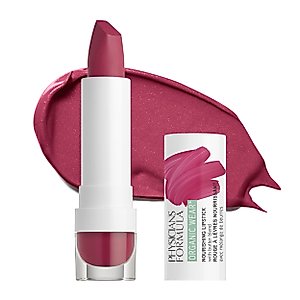 Physicians Formula Organic Wear All Natural Lipstick, Raspberry Crush, Nourishing, Dermatologist Approved, Gluten Free,