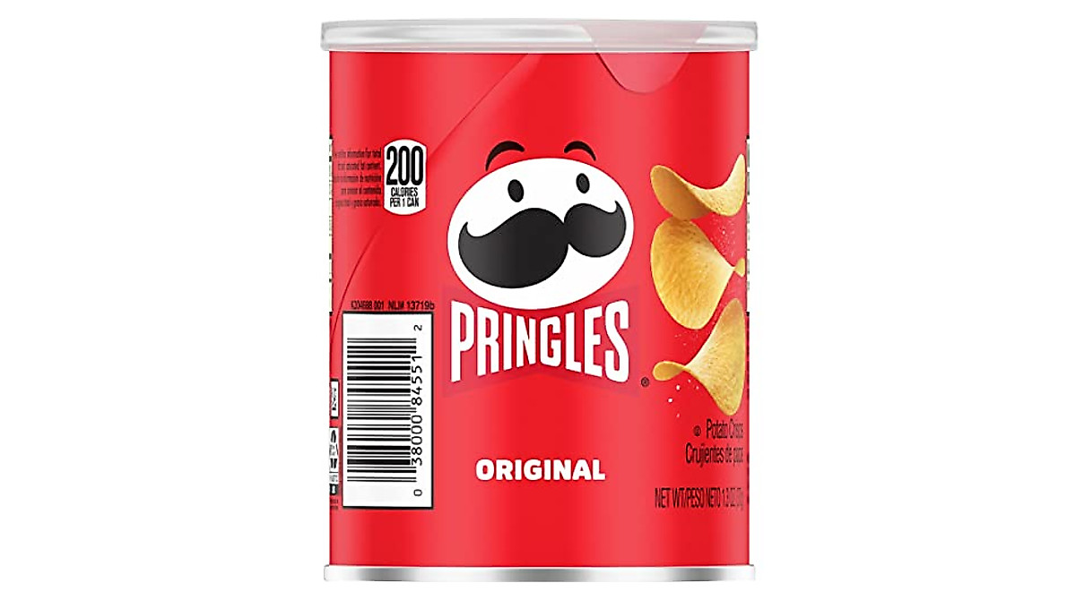 Pringles Original Potato Crisps Snacks - 12 Cans for Anytime Enjoyment