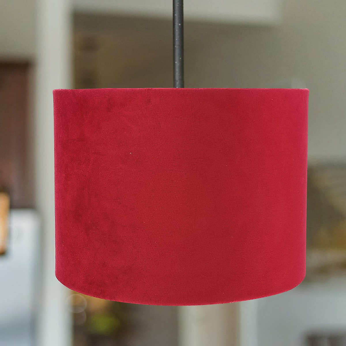 Lurrose Burlap Lamp Shade Chandelier Lamp Shades Drum Lampshade Modern Lamp Shades Table lamps Floor lamp Medium Drum Shades