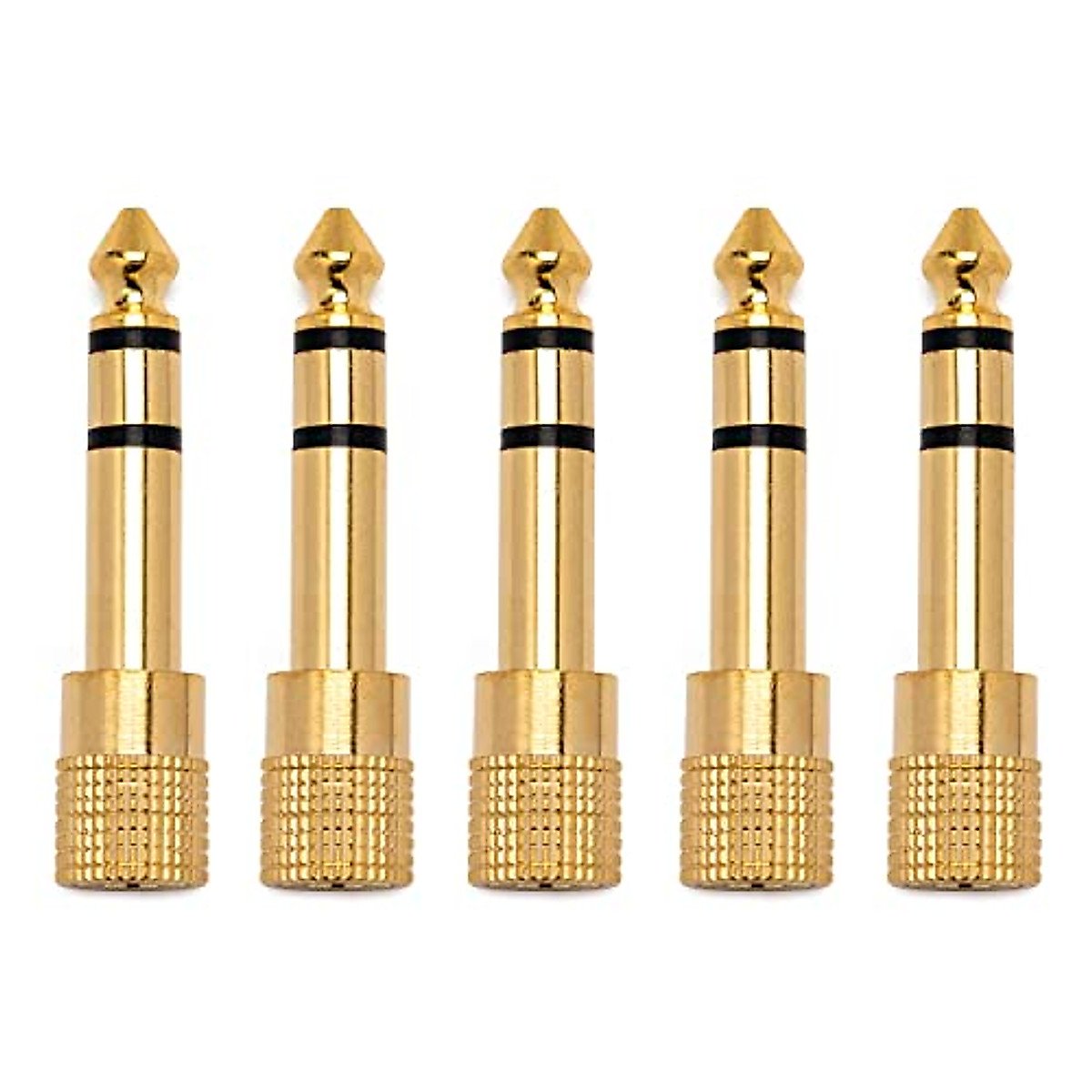 Sony MDR7506 Folding Professional Closed Ear Headphones Bundle with Stereo Headphone Amplifier with DC 12V Power Adapter and Stereo Aux Adapter (5-Pack) (3 Items)