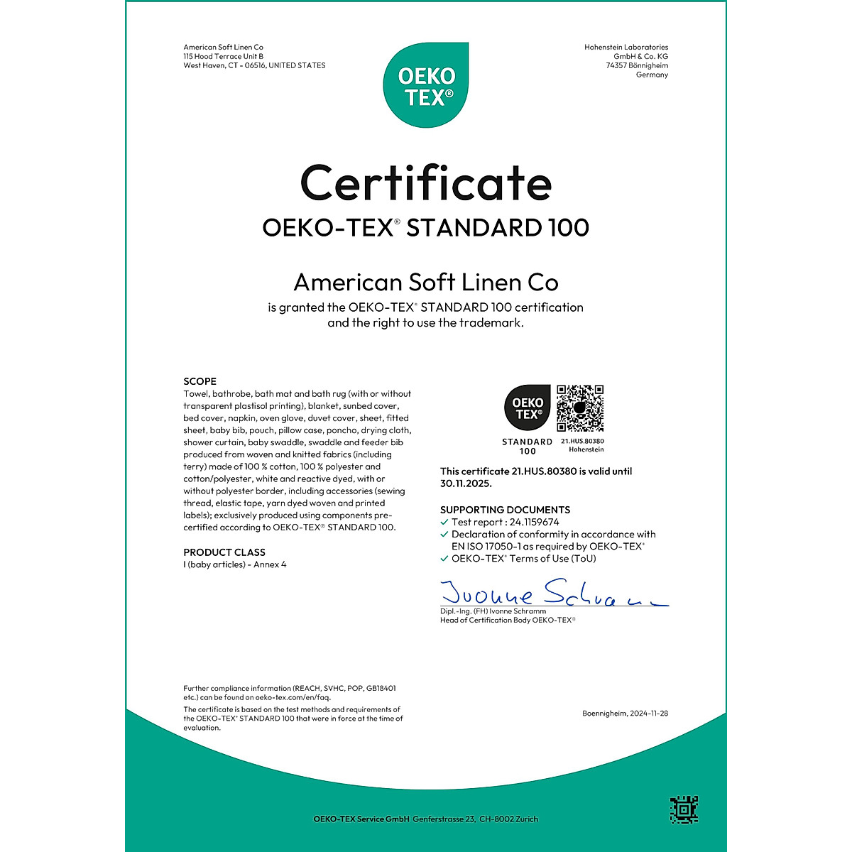 American Soft Linen 6 Piece Towel Set, 2 Bath Towels 2 Hand Towels 2 Washcloths, 100% Turkish Cotton Towels for Bathroom, Light Grey Towel Sets