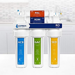 Express Water White Double O Ring Standard 10" Filter Housing for RO Reverse Osmosis System - 3 Pack