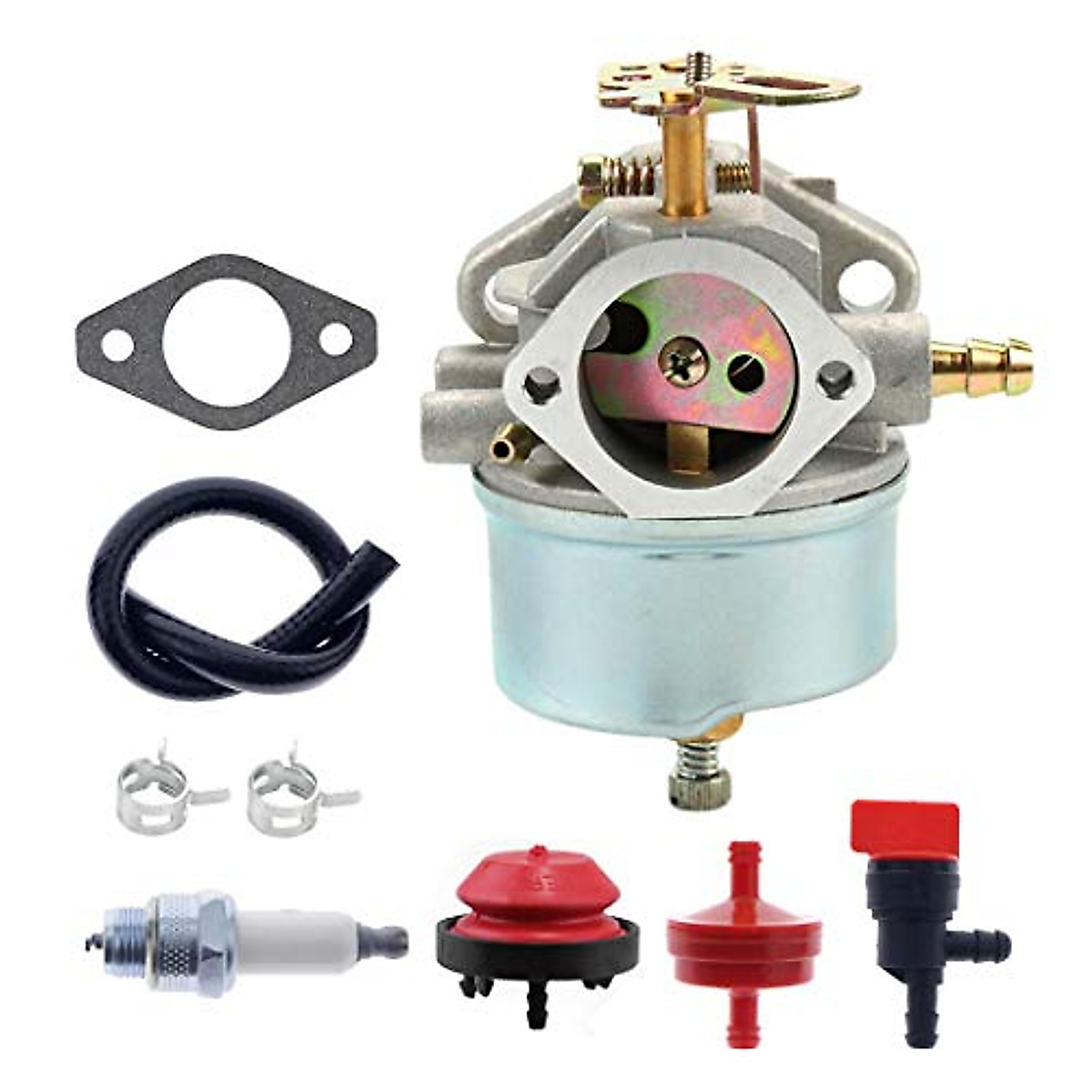 Cnfaner 632334A Carburetor for Tecumseh 632110 632111 632334 632536 640105 HM70 HM80 HMSK80 HMSK90 7HP 8HP Snow Blower Engine