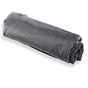 KWLET Pregnancy Pillow C Shaped Cover/Maternity Pillow Case with Double Zippers, Velvet, 57x30 Inch