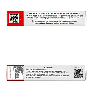 Lash Remover for Lash Extensions by Stacy Lash (0.52oz / 15g) / Rose Eye Lash Glue Remover/Fast Adhesive Dissolution time - 60 sec/Professional Eyelash Extension Supplies/Salon Lash Removal