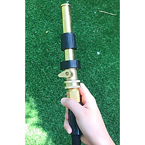 Heavy Duty Brass Garden Hose Shut Off Valve [3 Pack] | Garden Hose Connector | Garden Hose Valve | Water Hose Shutoff Valve Hose On/Off Valve Garden Hose Connector | Extra Pressure Washers