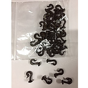 Plastic Hooks for Gazebo Curtains/Mosquito Netting/The Track of Lowe's Allen roth #GF-12S004B Gazebo - Quantity of 36 -