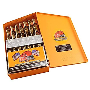 Drill Hog 29 Pc Super Premium Cobalt M42+ Drill Bit Set Orange Steel Case