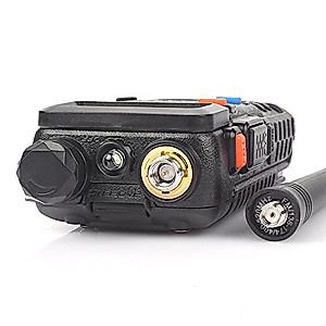 BAOFENG UV-5RTP 8/4/1W Two-Way Radio, High Power Dual Band Long Range for Adults, Tri-Power Handheld Ham Radio with Speaker Mic, Programming Cable (2 Pack)
