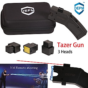 DEPM Safety Remote Electric Shock Stun Gun Self-Defense Tools Remote Distance Electric Shock Selfdefense Outdoor Rechargeable