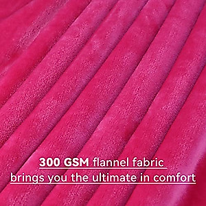 Fleece Pink Throw Blanket for Couch Cozy Soft Blankets & Throws Lightweight Fleece Fall Fuzzy Blanket Couch Chairs Sofa Bedroom Living Room 50x70 inch Boys Girls Adults Student
