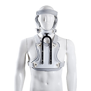 WILLQ Neck Support Orthosis Fracture Support Cervical Rehabilitation Brace for Neck and Upper Back Injuries Relief Traction Device for Recovery After Surgery and Support Fixed